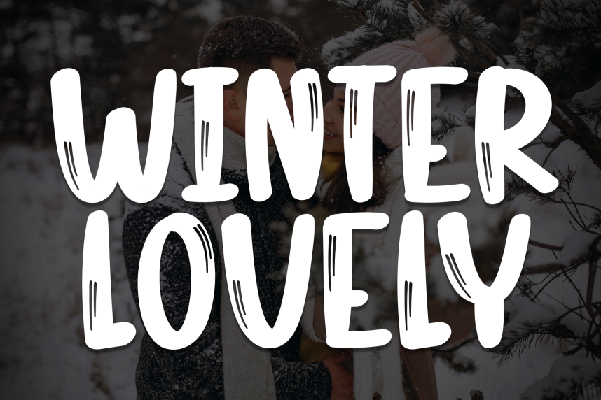 Winter Lovely Script Font - Befonts