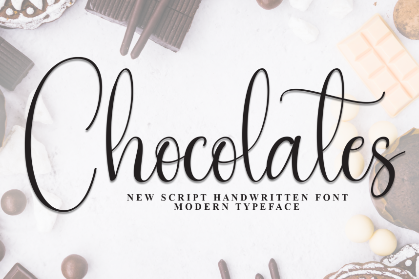 Chocolates Handwritten Font - Befonts