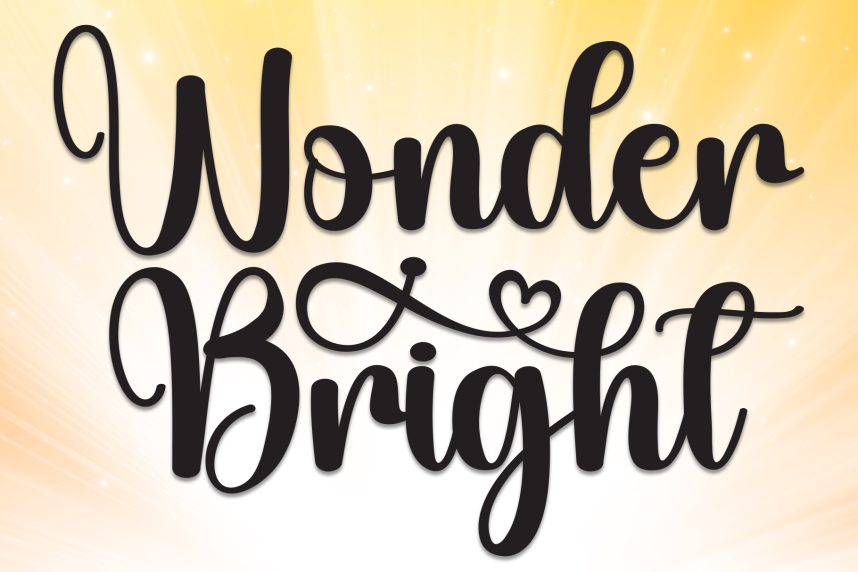 Wonder Bright Script Font - Befonts