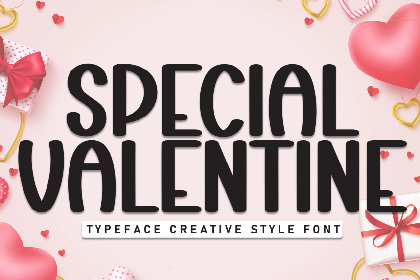 Special Valentine Script Font - Befonts