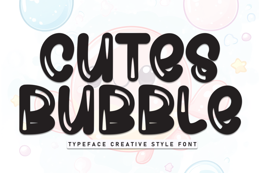 Cutes Bubble Playful Script Font - Befonts