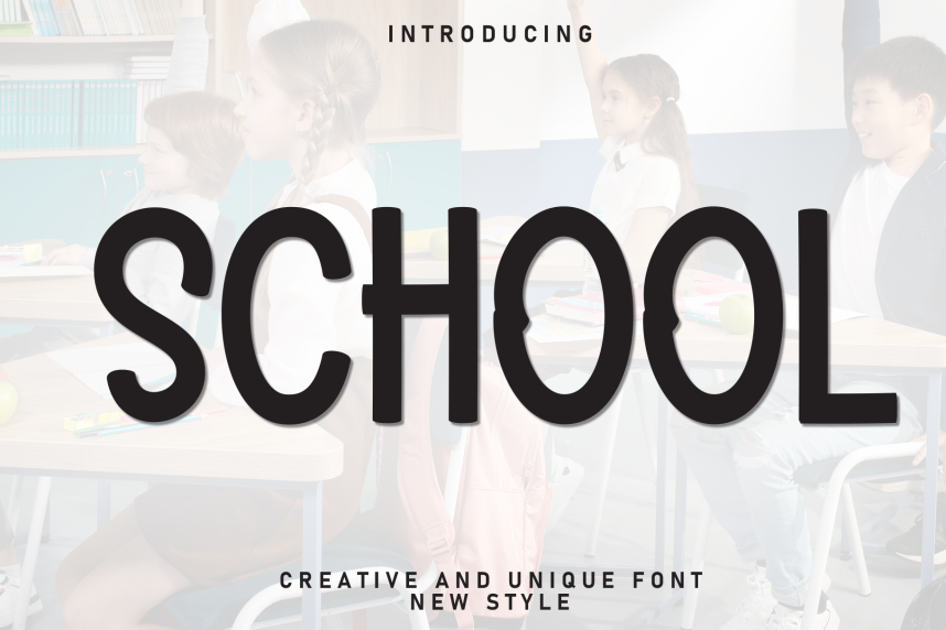 School Handwritten Script Font - Befonts