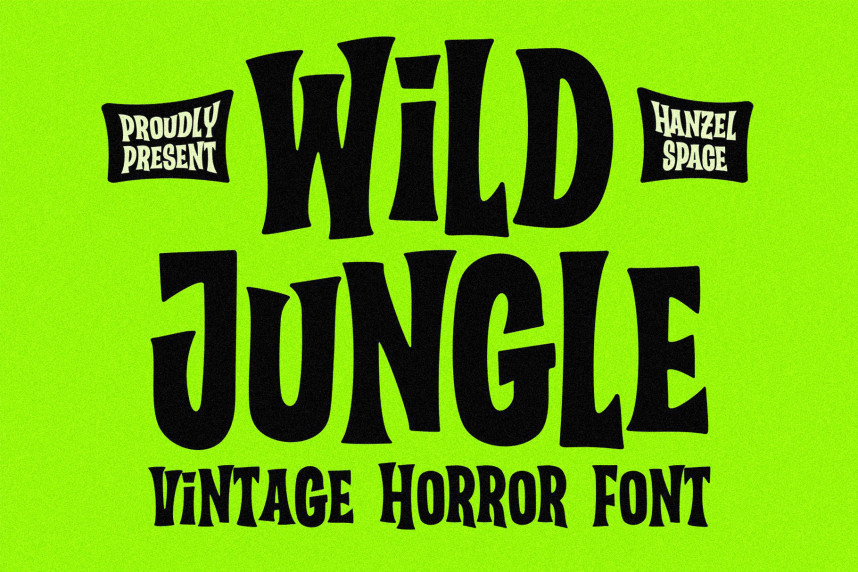 Wild Jungle – Vintage Horror Font - Befonts