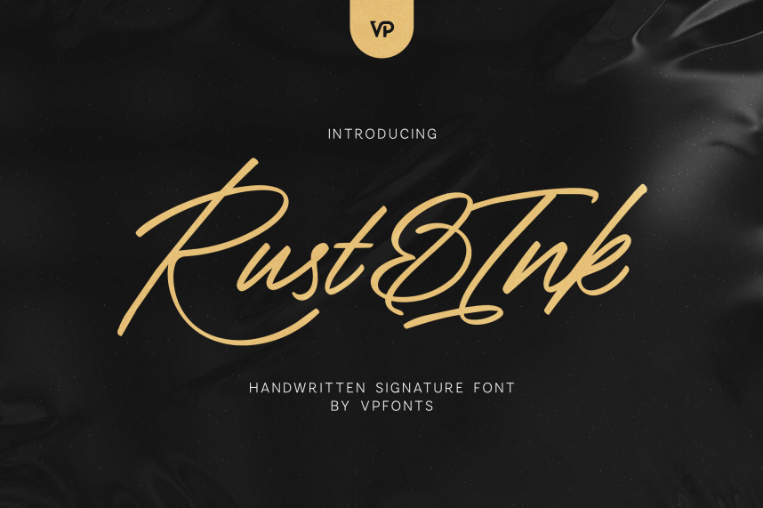 Rust & Ink - Handwritten Font - Befonts
