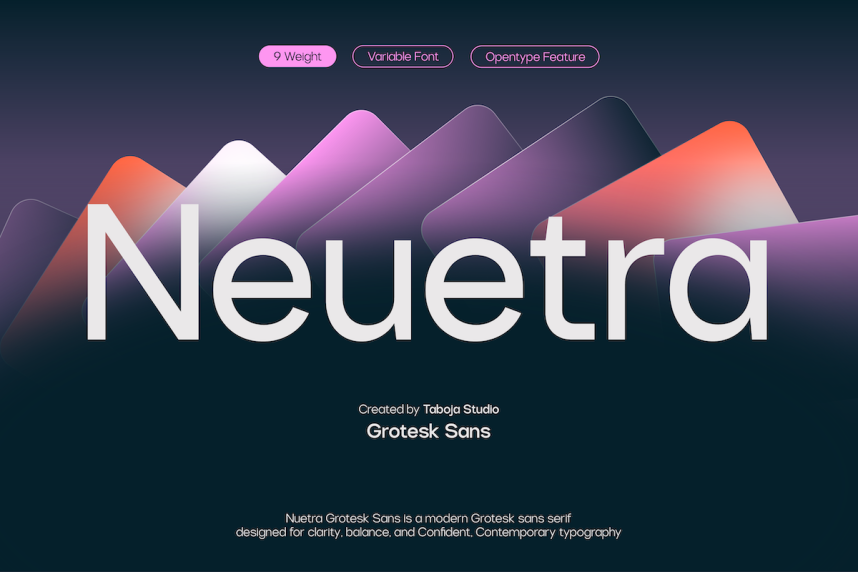 TBJ Neuetra Font Family - Befonts