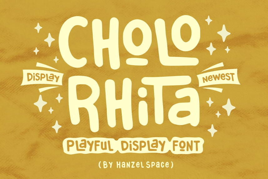 Cholo Rhita is a Kids Display Font - Befonts