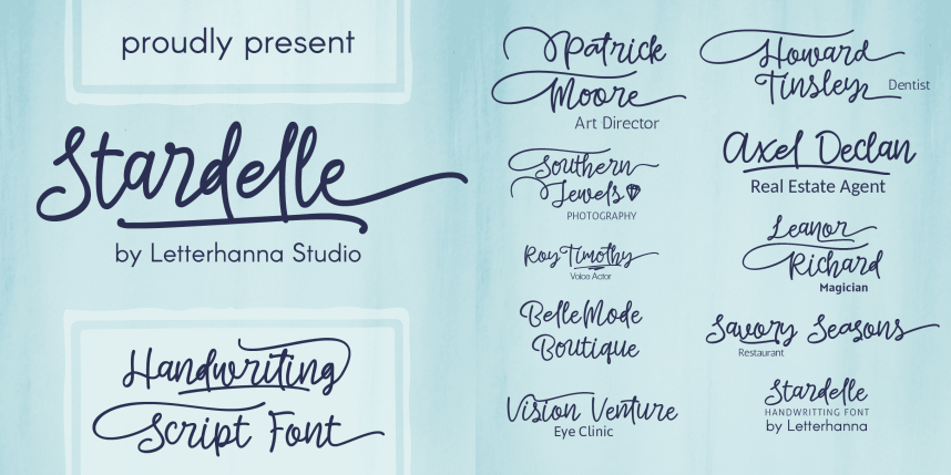 Stardelle Handwritten Font - Befonts