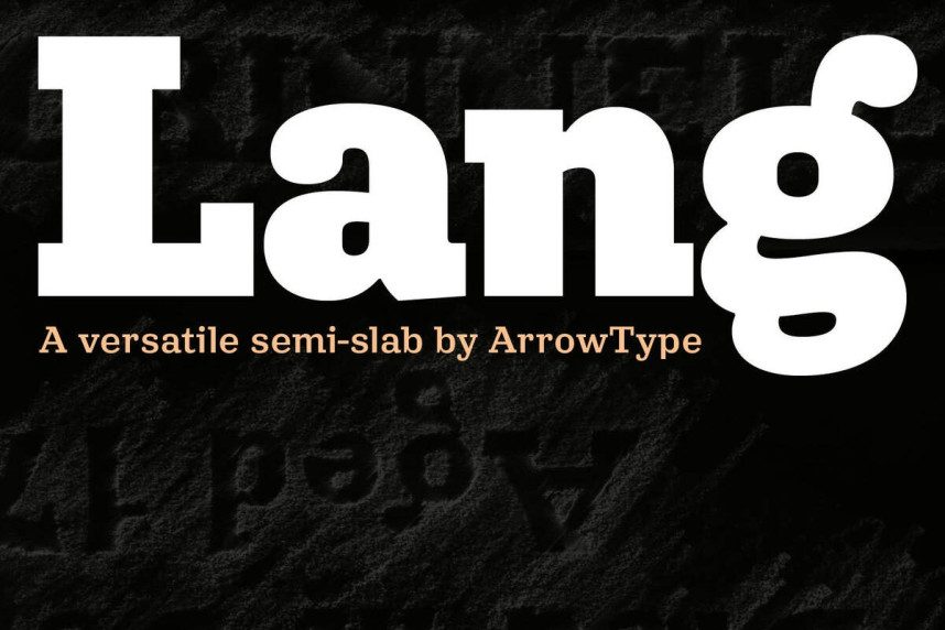 AT Lang Font Family - Befonts