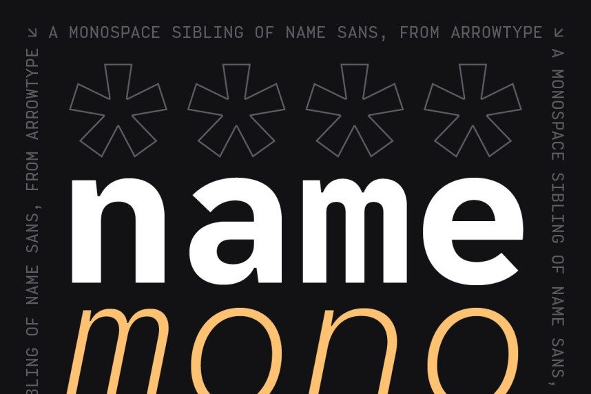 AT Name Mono Font Family - Befonts