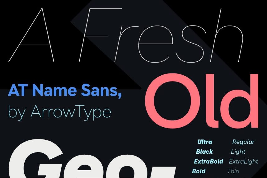 AT Name Sans Font Family - Befonts