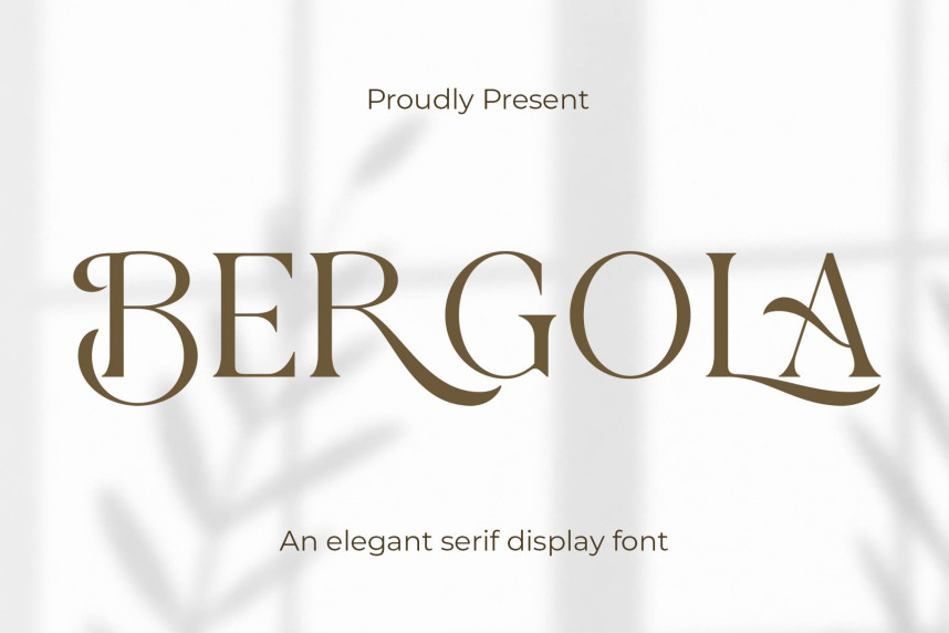 Bergola Font - Befonts