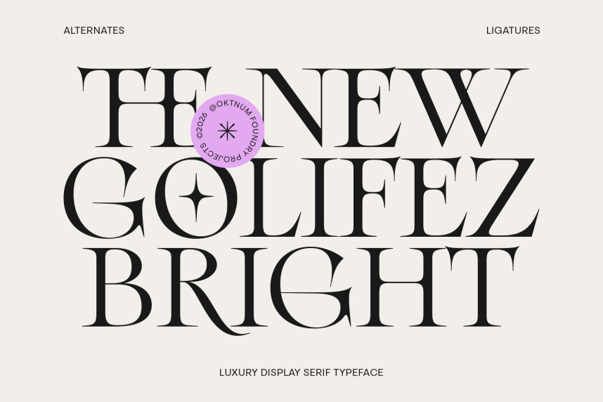 Golifez Bright Serif Font - Befonts