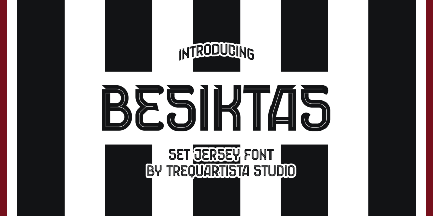 BESIKTAS | JERSEY FONT - Befonts