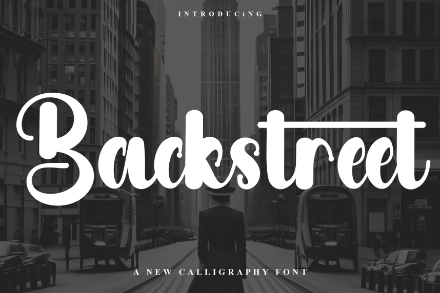 Backstreet – Stylish Handwritten Script Font - Befonts