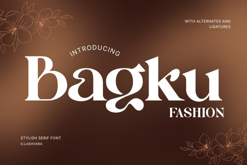 Bagku Fashion Font - Befonts