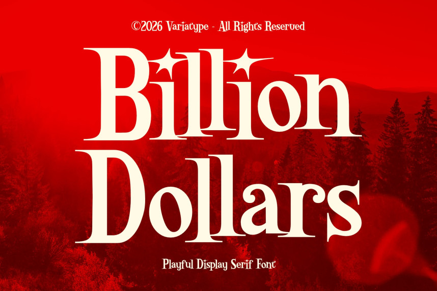 Billion Dollars Serif Font - Befonts