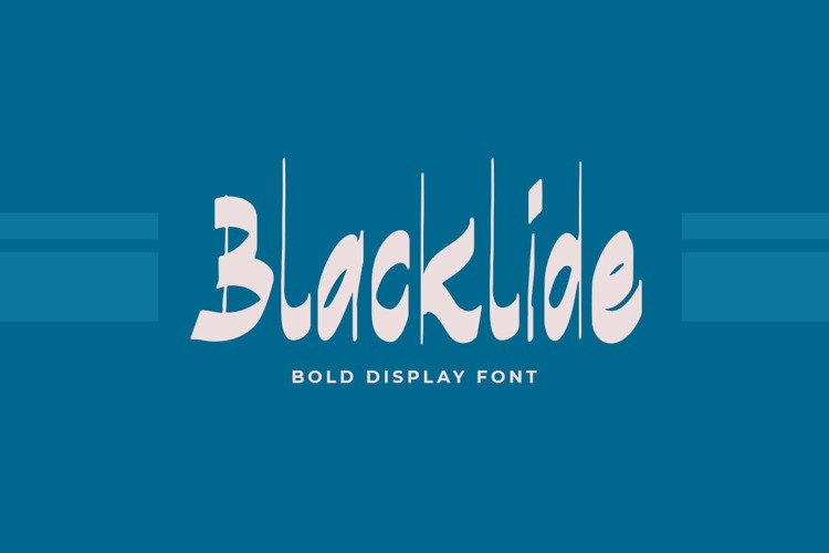 Blacklide Font - Befonts