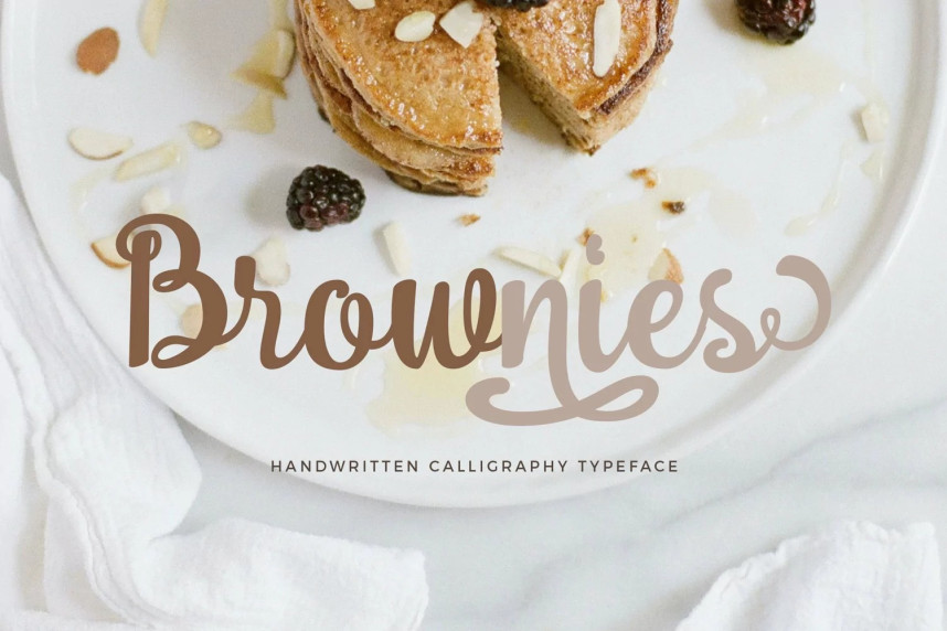 Brownies Script Font - Befonts