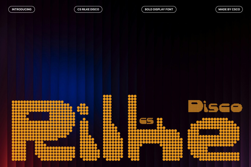 CS Rilke Disco Font - Befonts