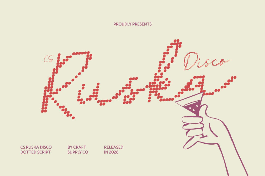 CS Ruska Disco Font - Befonts