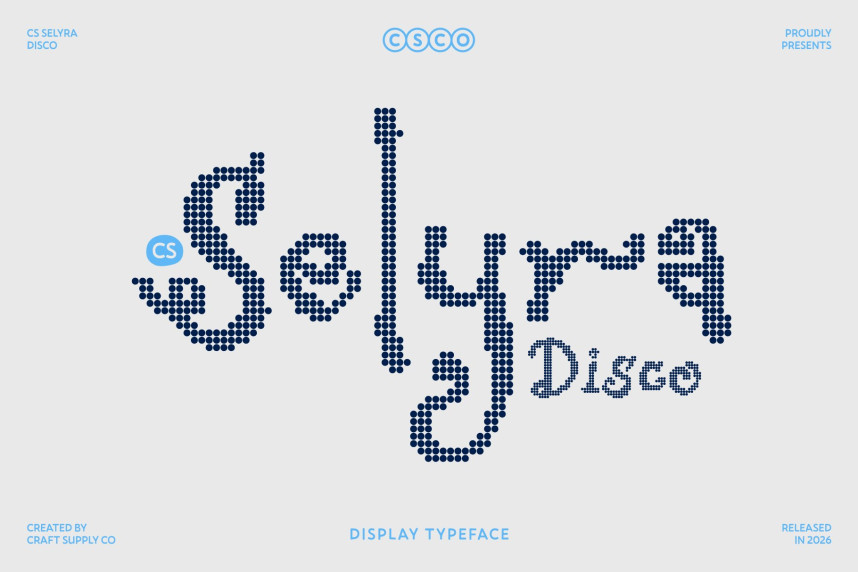 CS Selyra Disco Font - Befonts