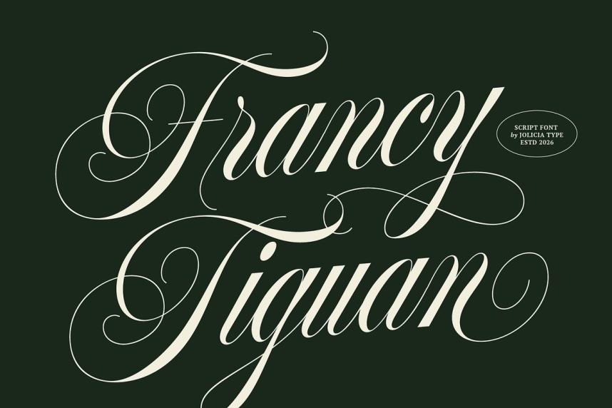 Francy Tiguan Font - Befonts
