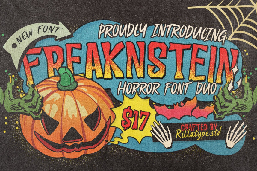 Freaknstein Script Font - Befonts