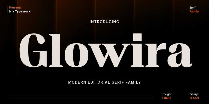 Glowira Font - Befonts