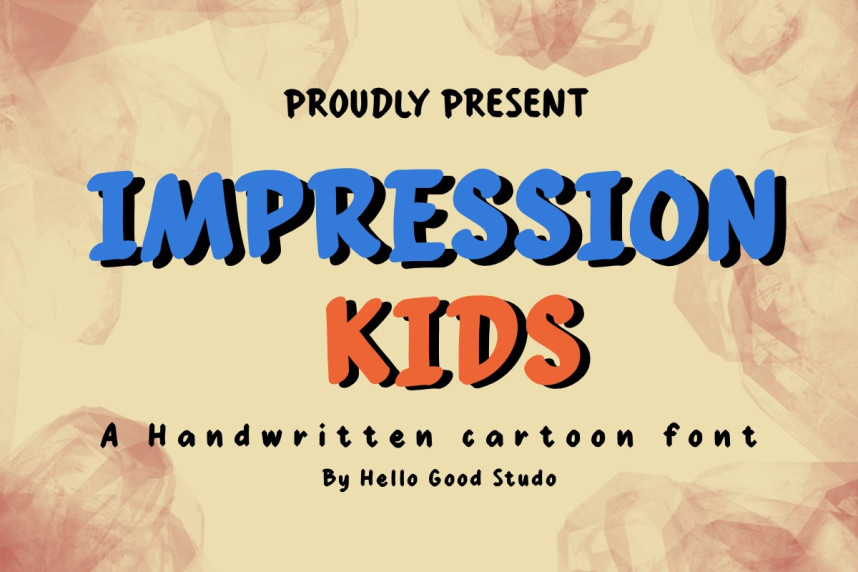 Impression Kids Playful Font - Befonts