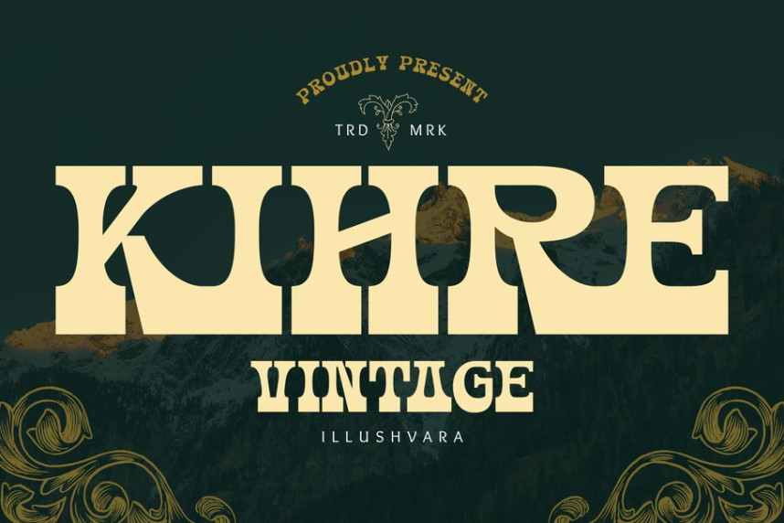 Kihre Vintage Font - Befonts