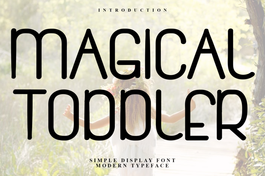 Magical Toddler Display Font - Befonts