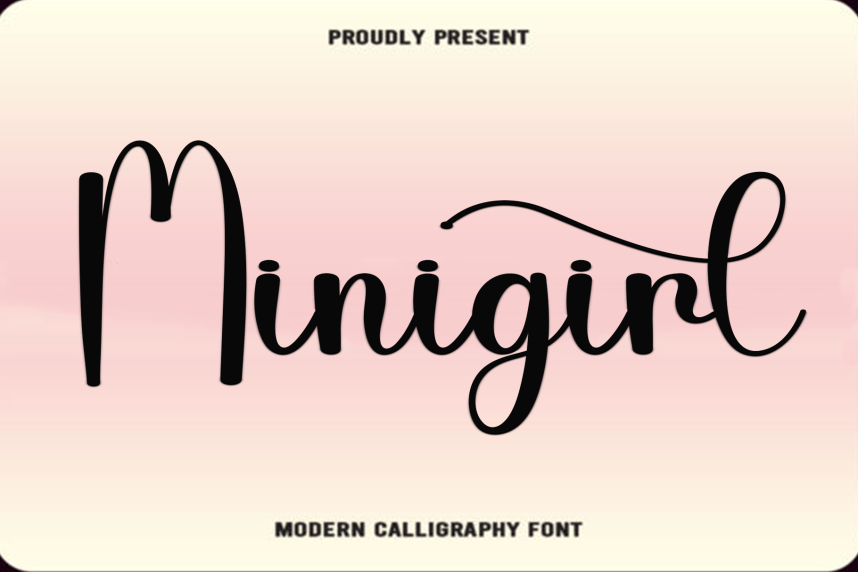 Minigirl Calligraphy Script Font - Befonts