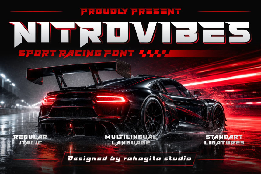 Nitrovibes Font - Befonts