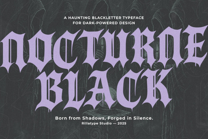 Nocturne Black Gothic Font - Befonts