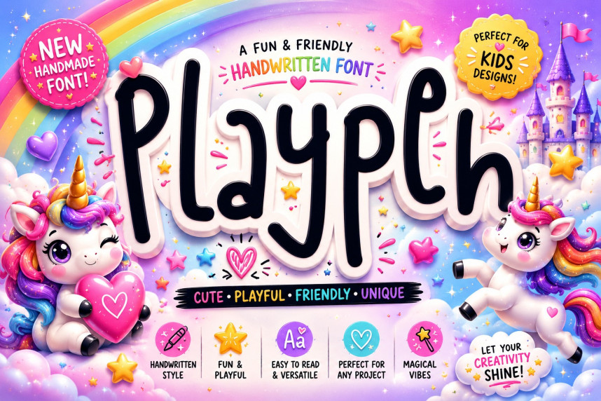 Playpen Cheerful Font - Befonts
