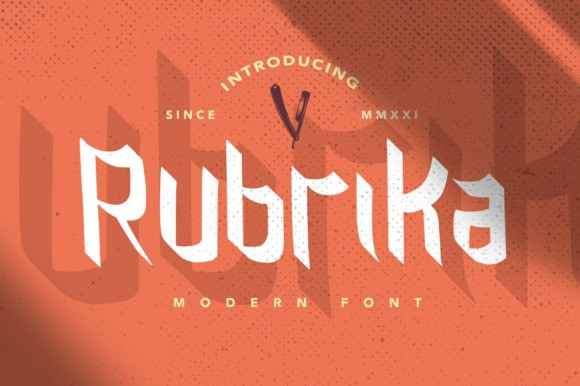 Rubrika Display Font - Befonts