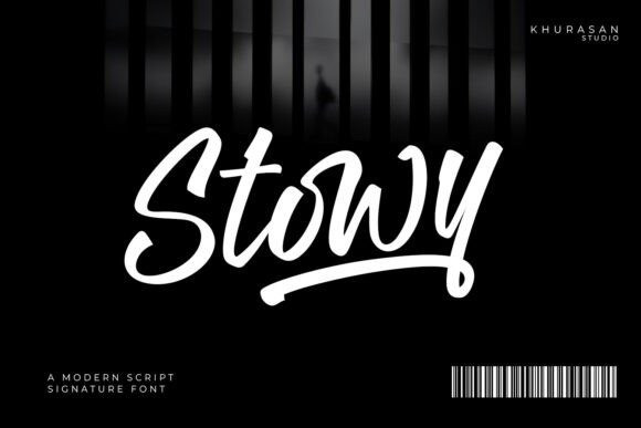 Stowy Script Font - Befonts