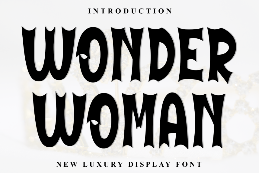 Wonder Woman Display Font - Befonts