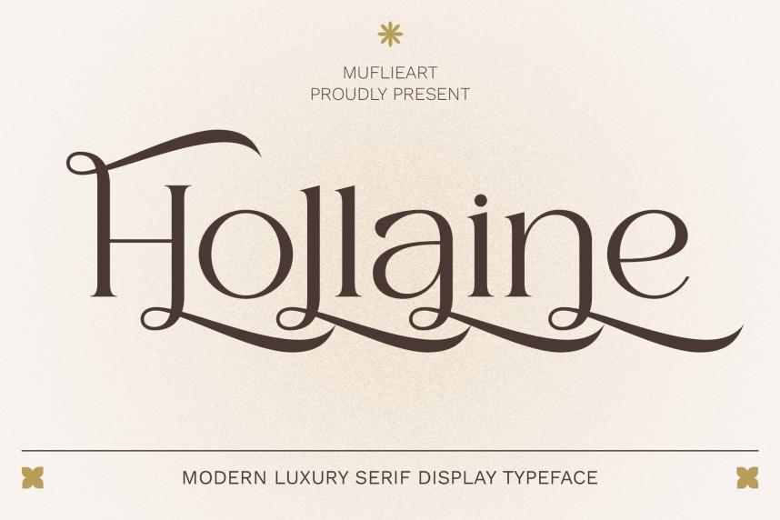 Hollaine – Modern Luxury Serif Font - Befonts