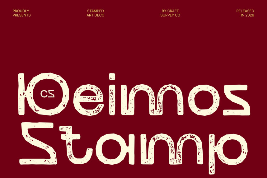 CS Deimos Stamp Font - Befonts