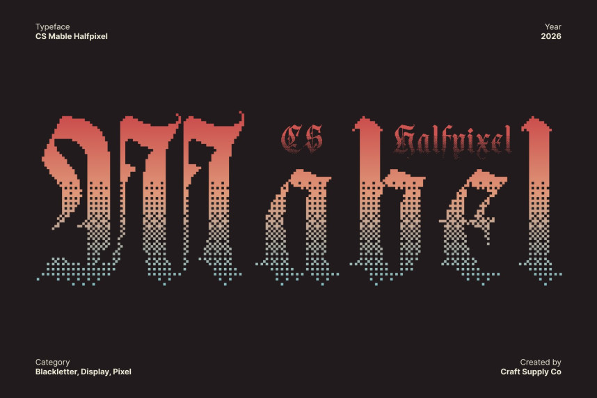 CS Mabel Halfpixel Font - Befonts