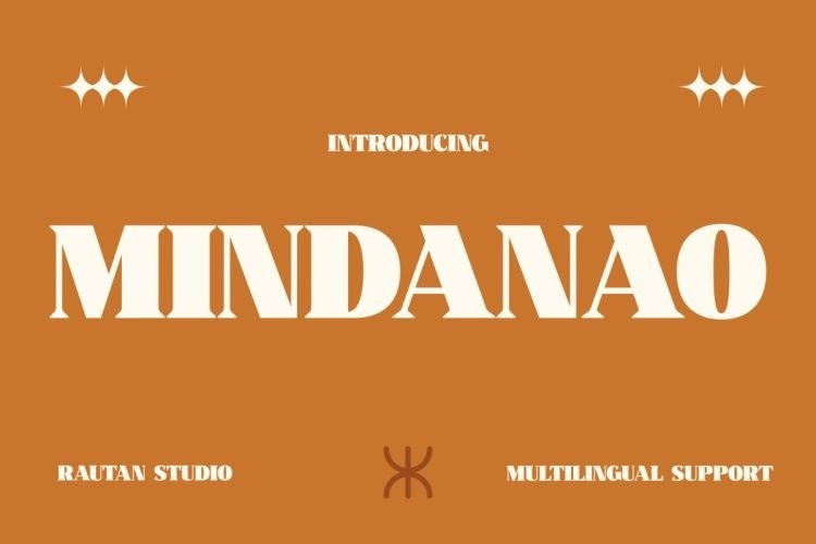 Mindanao Font - Befonts