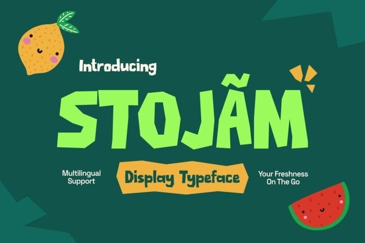 STOJAM Font - Befonts
