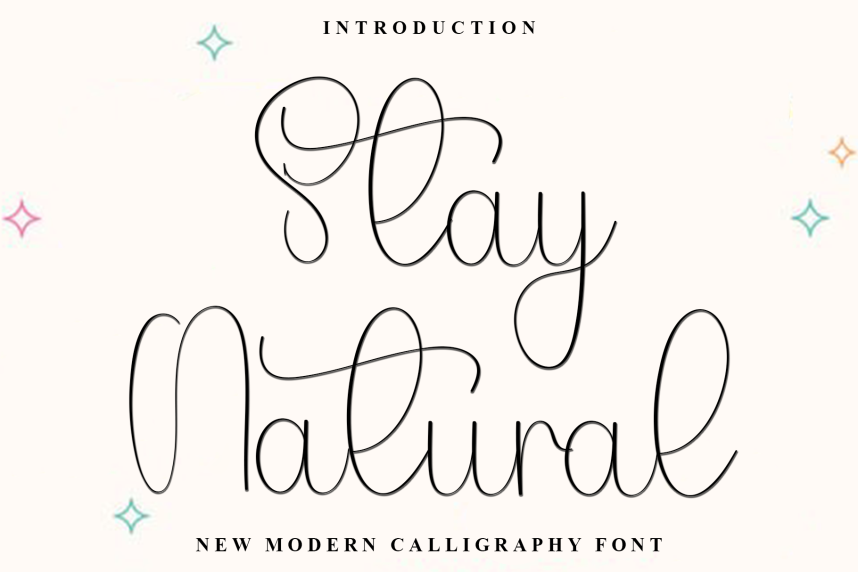 Stay Natural Handwritten Font - Befonts